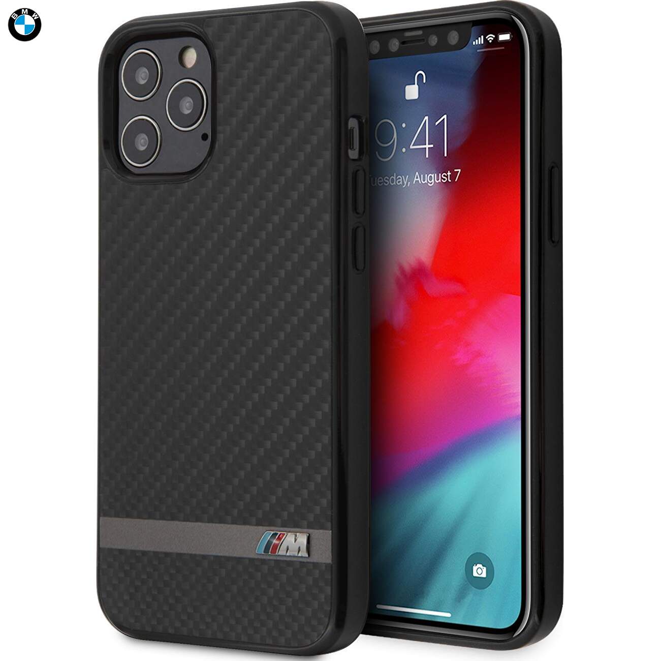 Husa iPhone 12 Pro Max - BMW M Collection Carbon - Livrare 24h