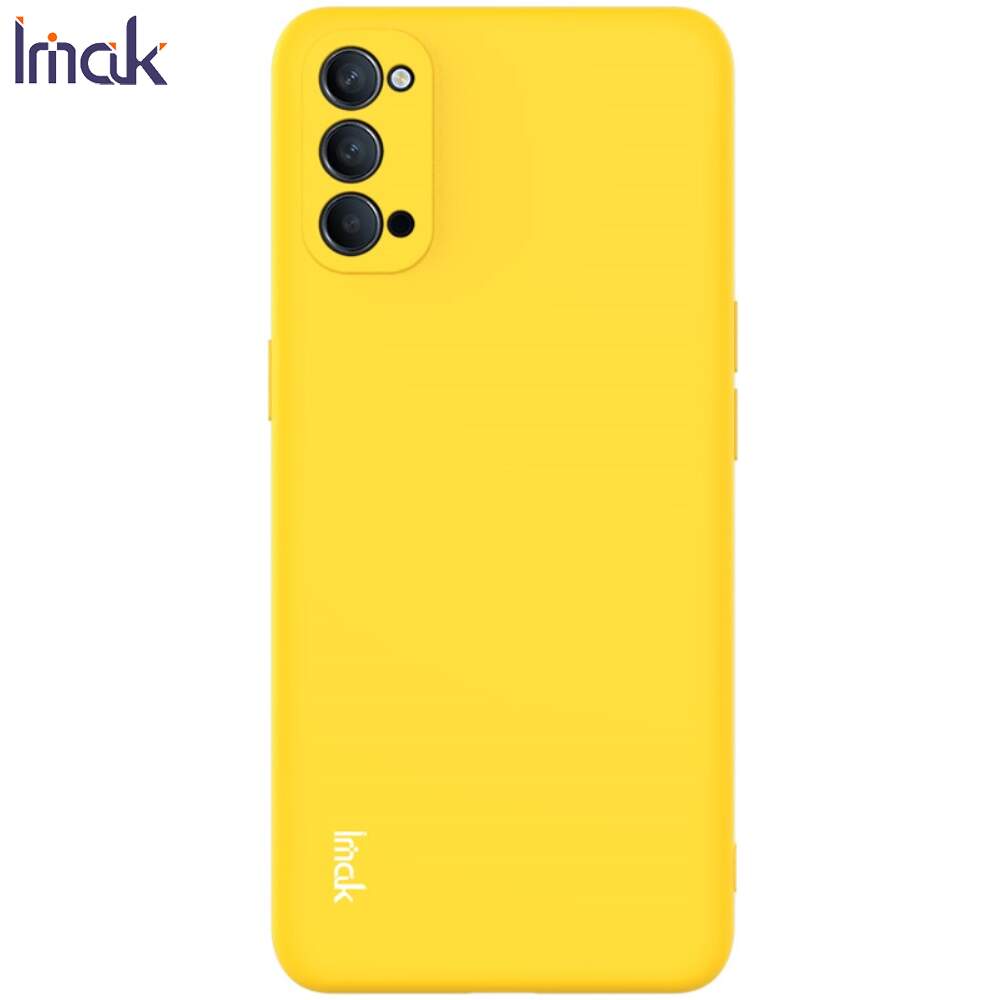 Husa Oppo Reno4 5G - IMAK Gel TPU Matte Yellow - Livrare 24h