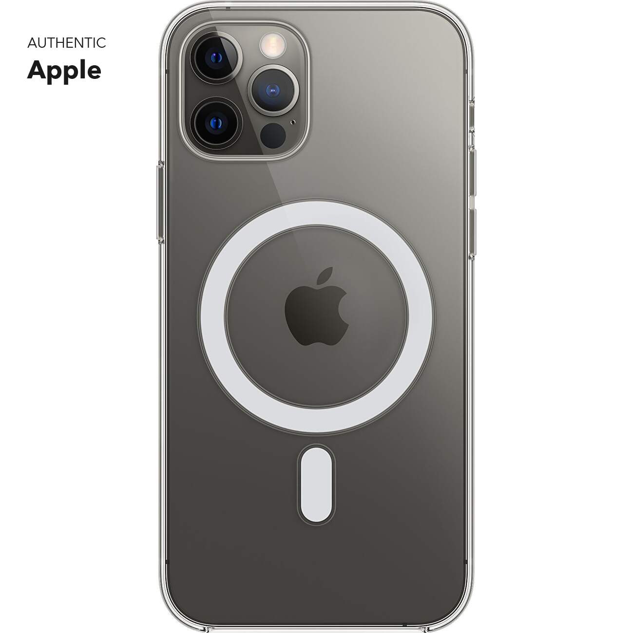 Husa originala Apple - iPhone 12 si 12 Pro Clear Case cu MagSafe ...