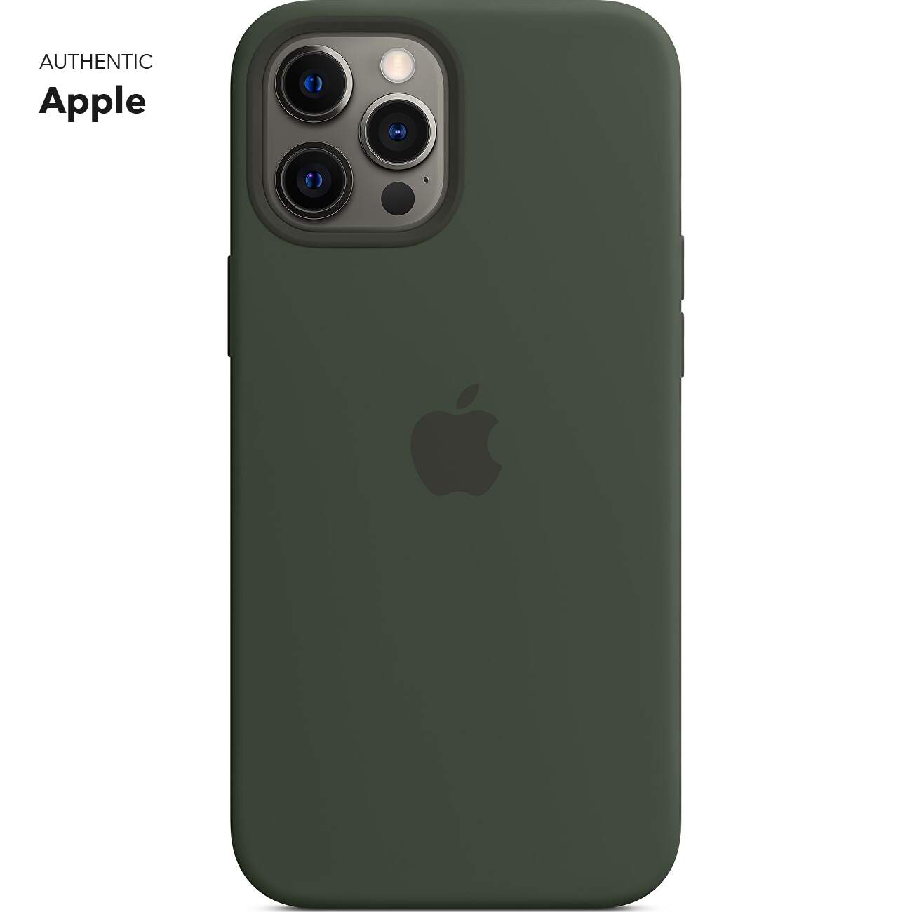 Husa originala Apple - iPhone 12 si 12 Pro Silicone Case Cyprus Green ...