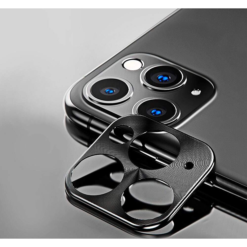 Protectie pentru camera foto iPhone 11 Pro Max - Aluminiu Negru ...