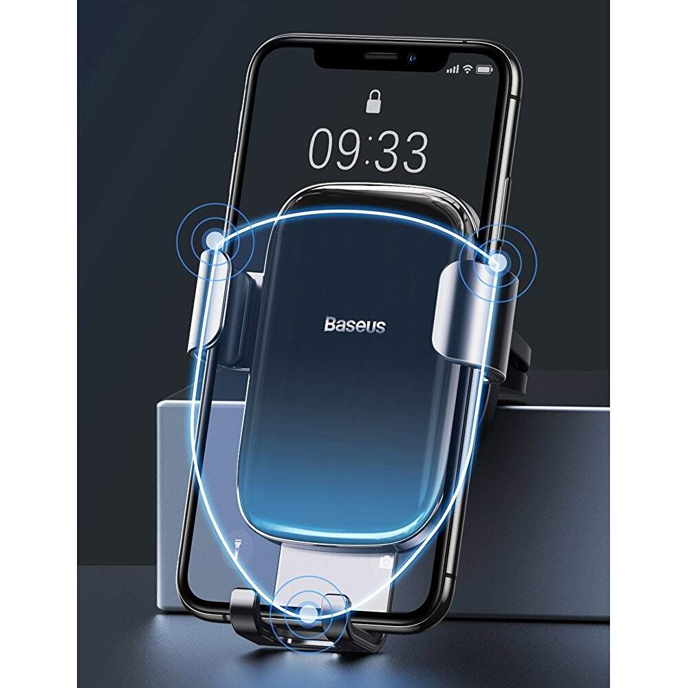 Suport auto - BASEUS Glaze Gravity Car Mount Air Vent Black SUYL-LG01 ...